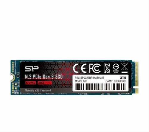 SSD Silicon Power P34A80 3x4 M.2 nwme 512Gb