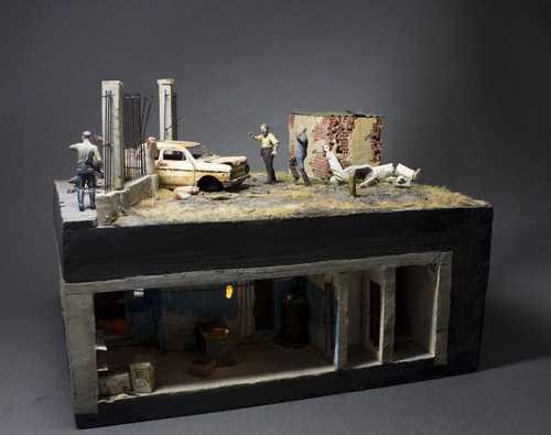 Ходячие мертвецы\ The Walking Dead. Диорама 1/35