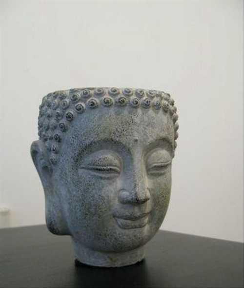 Новое кашпо голова Будды, керамика
