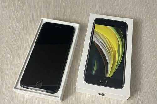 Новый iPhone SE 2020 64 GB Black Ростест