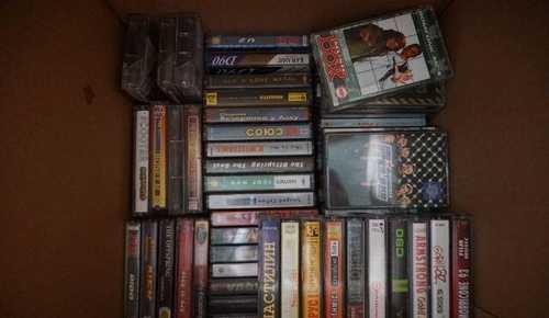 Коллекция аудио кассет с музыкой 90е - 2000е