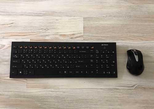 Комплект Беспроводной клавиатуры и мыши a4tech