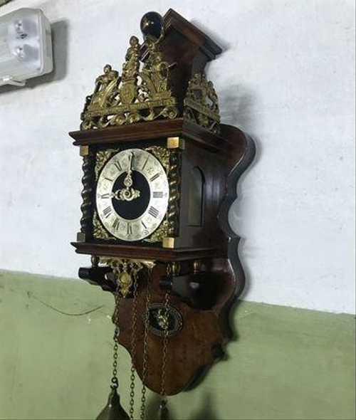 Старинные, настенные часы с боем, Голландия wuba