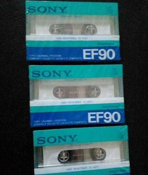 Аудиокассеты Sony EF90 improved