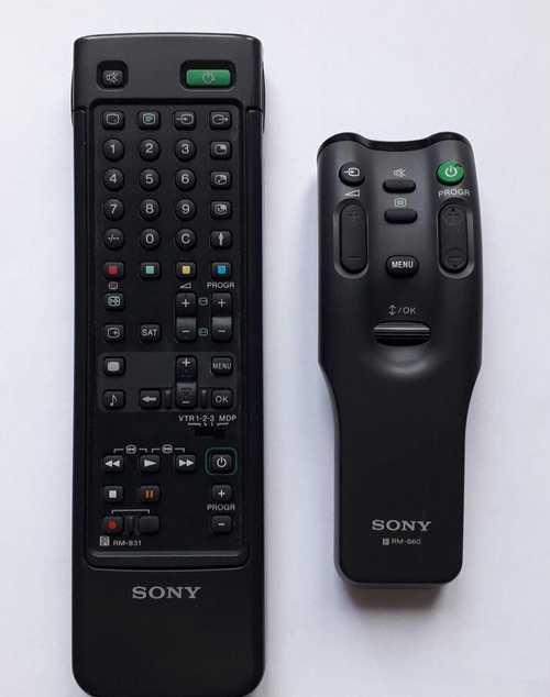 Пульты Sony RM-831 и RM-860