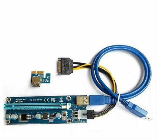 Райзер 006C 6 Pin Новые