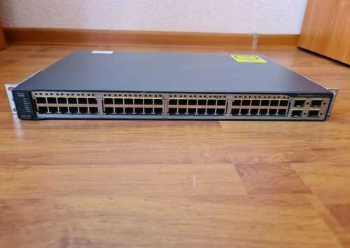 Коммутатор cisco 3750v2-48ts-s