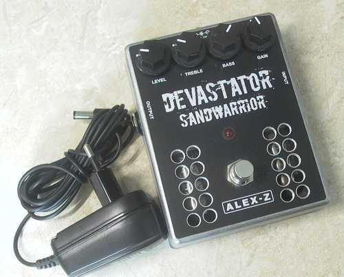 Ламповая педаль перегруза Alex-Z devastator