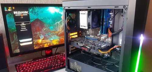 Игровой пк RX570/FX83/8гб/SSD120