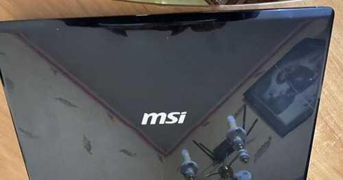 Ноутбук MSI CX-600 на запчасти