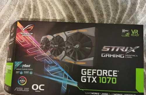 Видеокарта geforce GTX 1070 OC asus ROG srix