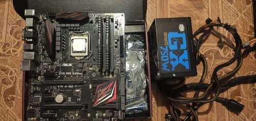 Кит Z170, I7-7700K, блок питания, озу