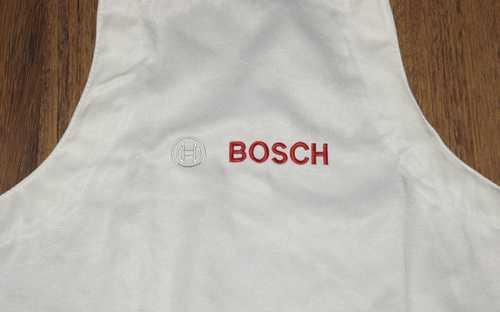 Фартук белый поварской фирменный Bosch новый