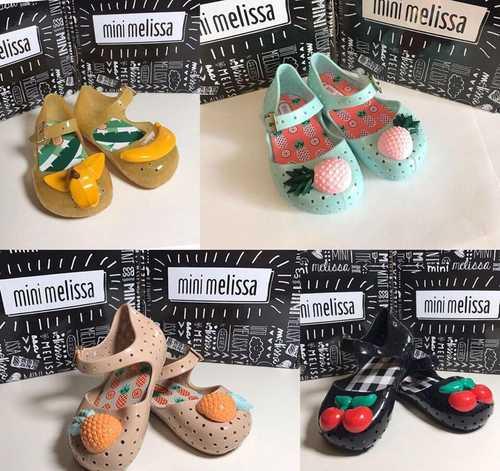 Туфли сандали босоножки mini Melissa crocs