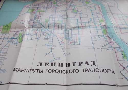 Карты туристических маршрутов СССР