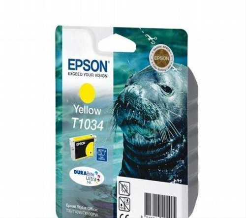 Картридж Epson T1034 Yellow (C13T10344A10)