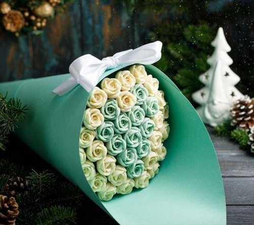 Купить съедобные шоколадные розы цветы в Казани