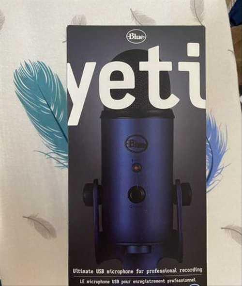 Микрофон blue yeti новый