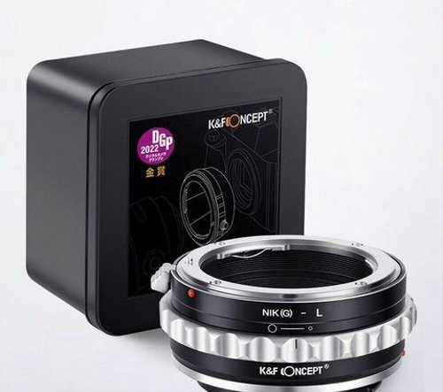 Адаптер K&F Concept Nikon G - L новый