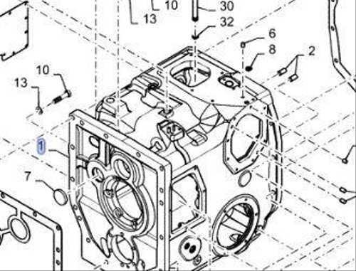 Корпус кпп кейс