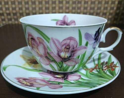 Чайная пара Royal Porcelain Орхидей