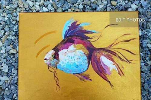 Картина "Рыбка счастья"