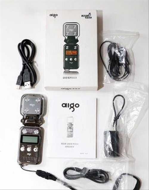 Цифровой диктофон/рекордер aigo R5533 16Gb