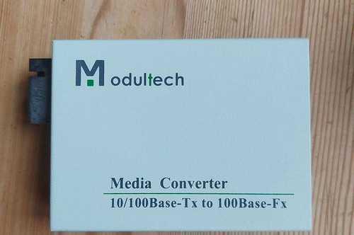 Медиаконвертер Modultech 10/100 Base-Tx to 100 Bas