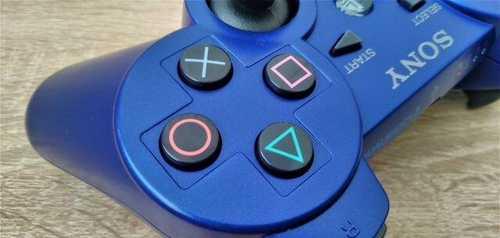 Оригинальный геймпад Dualshock 3 Metallic Blue