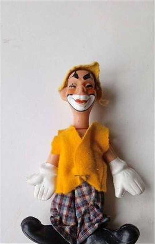 Кукла клоун гдр резина куколка советских времён