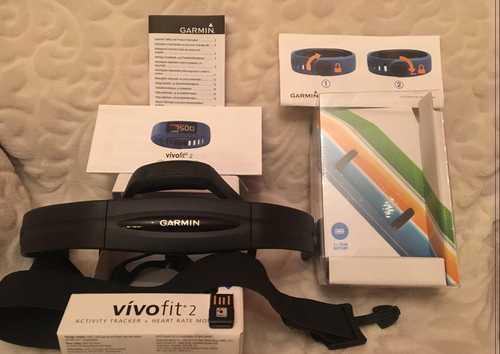 Шагомер, пульсомер garmin Vivofit 2