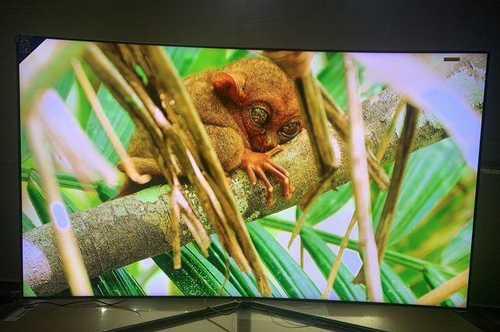 Samsung 55" изогнутый экран, квантовые точки,новый