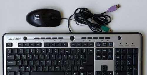 Клавиатура и мышь Aquarius