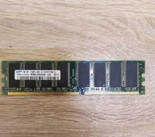 Планка памяти DDR1 1GB Samsung