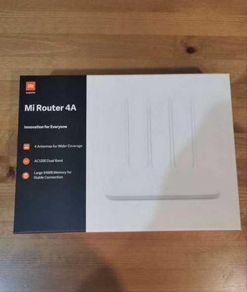 Wi-Fi роутер Xiaomi Mi Router 4A(новый)