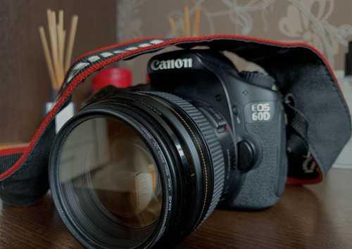 Canon EOS60D + объектив 85 mm 1:1.8