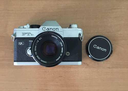Плёночный фотоаппарат canon ftb ql