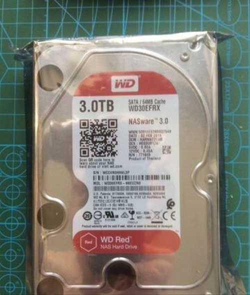 Жесткий диск Western Digital WD Red 3 тб WD30efrx