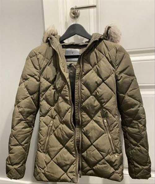 Куртка пуховик massimo dutti xs женская
