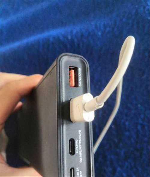 Power bank qumo PowerAid QC/PD чёрный, ёмкость 260