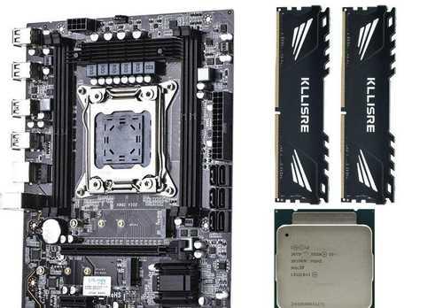 Kllisre X99 LGA2011-3, Xeon E5 2620-V3, 16 гб