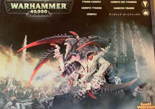 Tyranid carnifex warhammer 40000