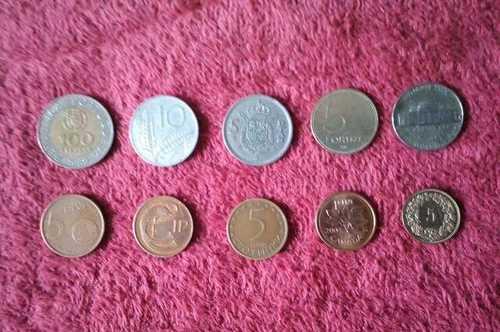 10) Монеты Европы