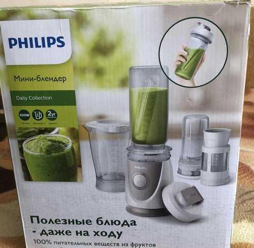 Мини блендер для смузи philips hr2874