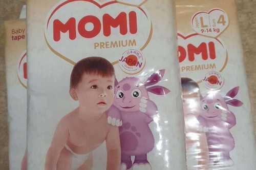 Памперсы детские Подгузники Momi Premium размер L