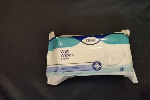 Влажные полотенца салфетки tena Wet Wipes Original