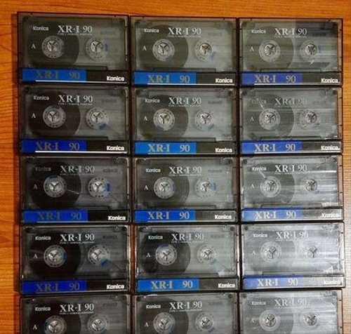 Аудиокассеты Konica XR-1 90 (15 штук)