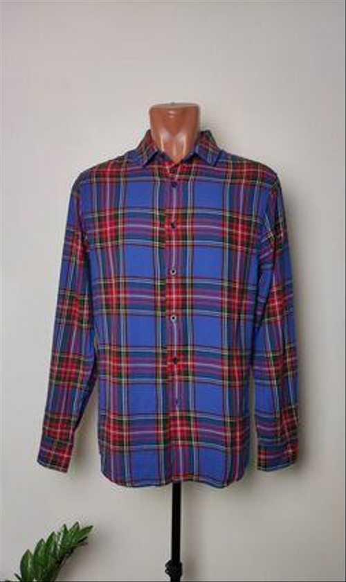 Рубашка в клетку тартан Topman