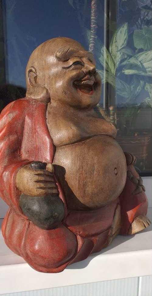 Будда деревянный