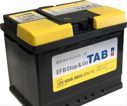 Аккумулятор TAB EFB 60Ah 580A